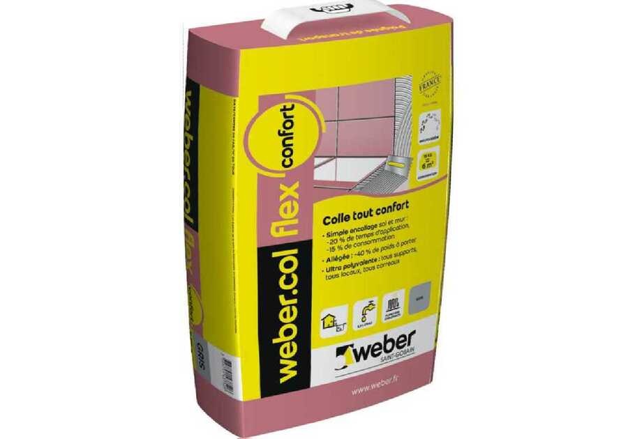 Weber Col Flex Confort Gris 15 kg | Solodec
